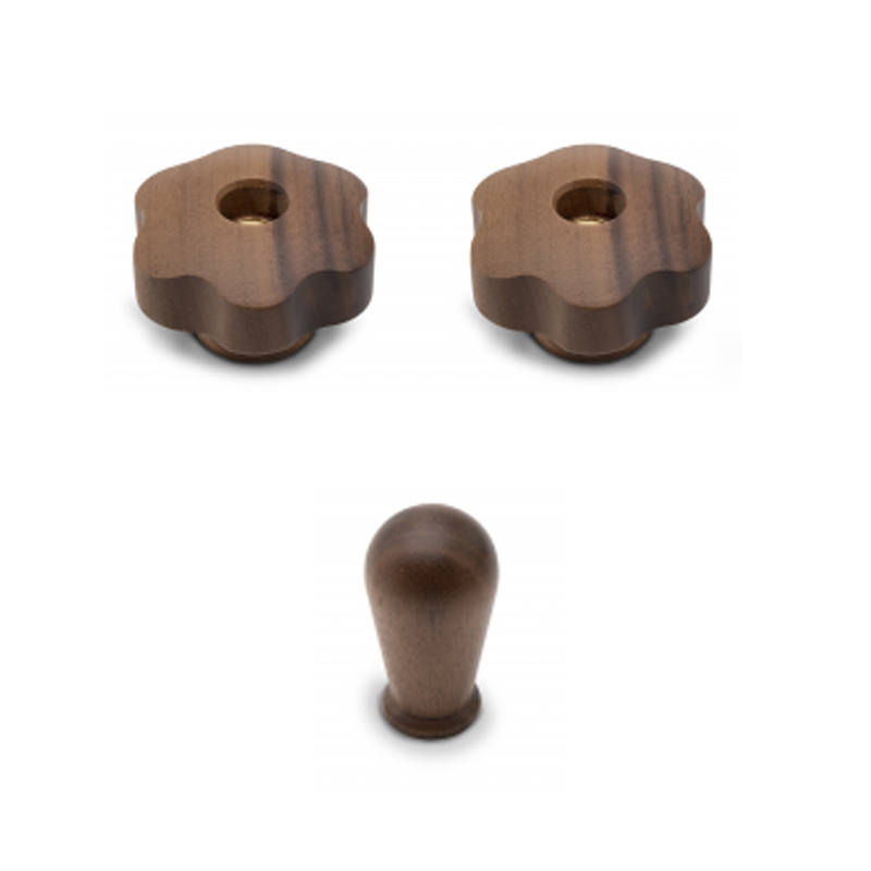Walnut wood water / steam knobs and lever for Mara Espresso machines ...